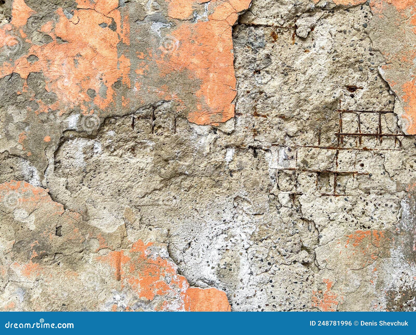 Mounting Defect on the Wall 3 Stock Photo - Image of facade, house ...