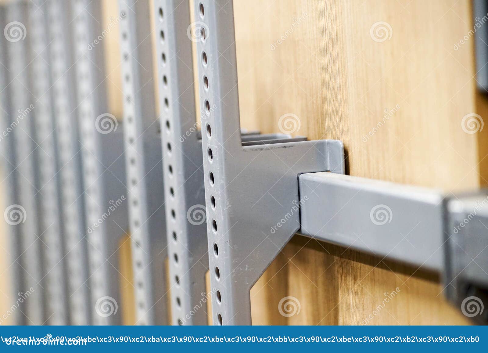 Mounting on Racks for the Item Stock Image - Image of accessibility ...