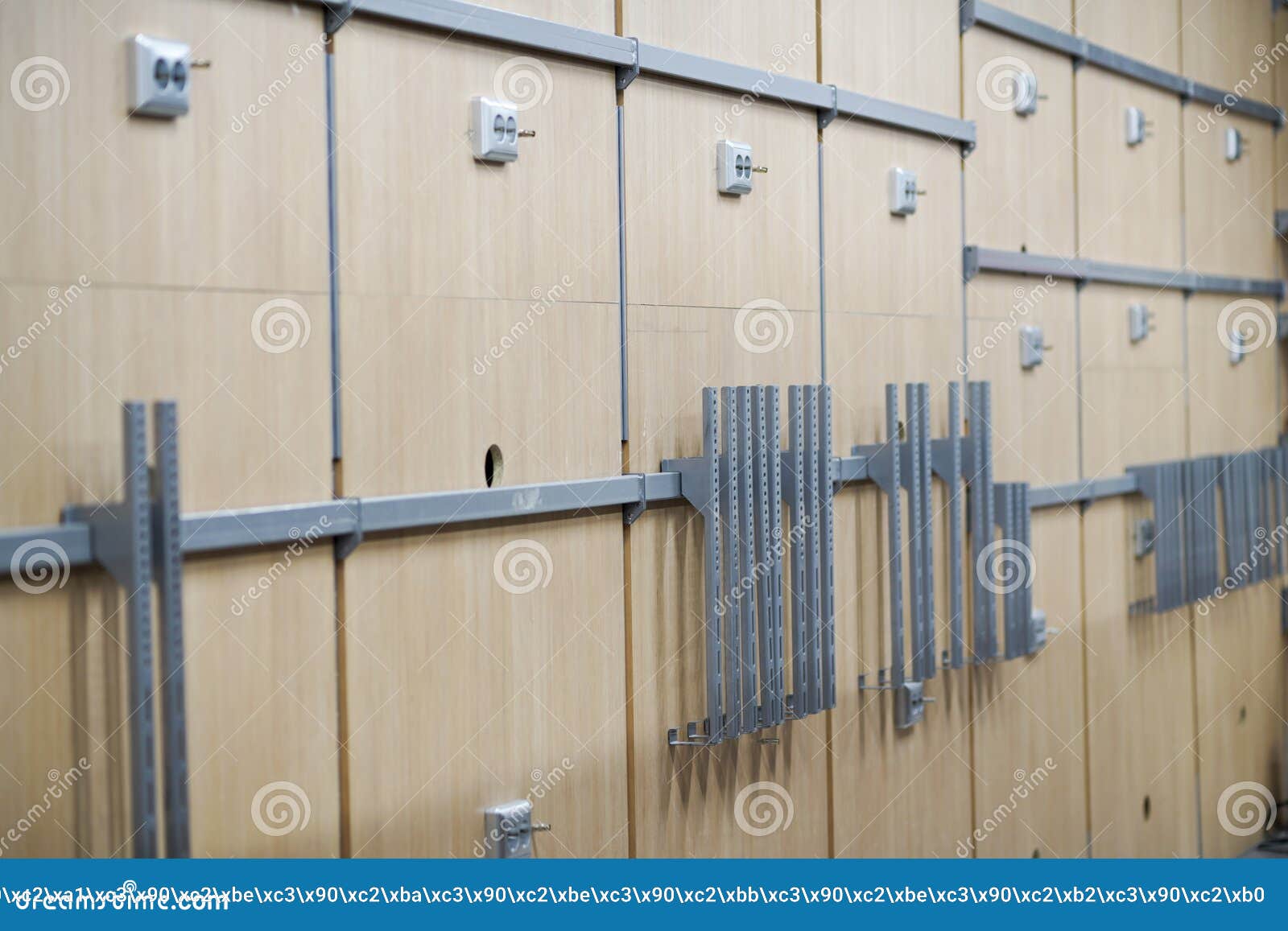 Mounting on Racks for the Item Stock Photo - Image of common, computer ...