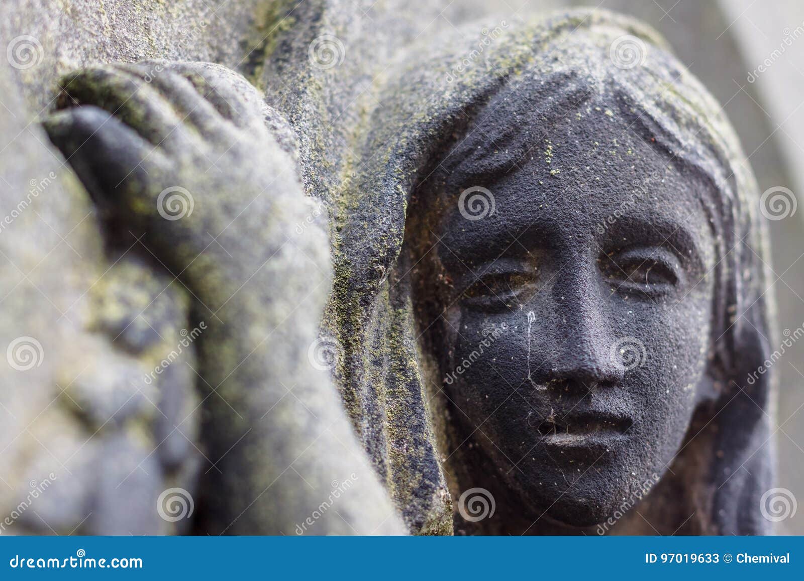 Mourner in Stone stock image. Image of dispirited, gloom - 97019633