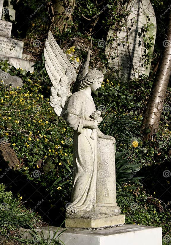 Mourning Angel stock photo. Image of funeral, seraph, bereavement - 803398