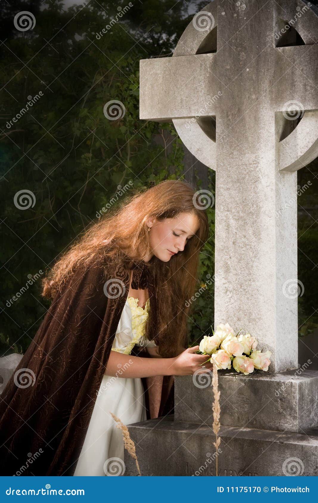 Mourning lady stock photo. Image of mourn, mourning, person - 11175170