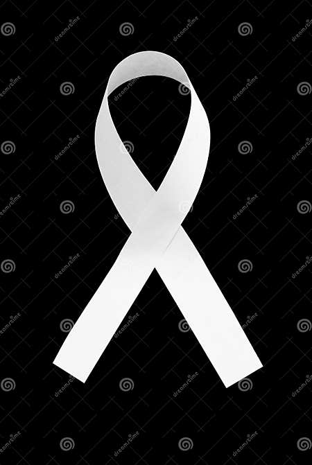Mourning Symbol Made of Paper Texture Background Stock Image - Image of ...