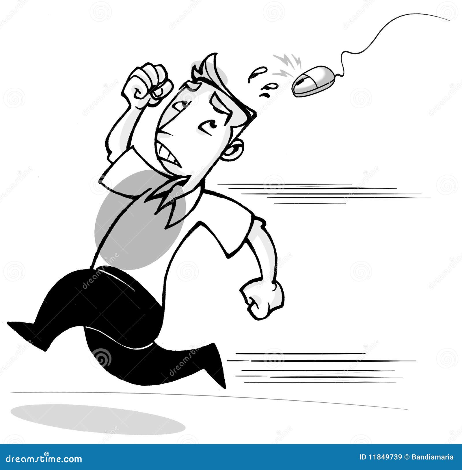 Mouse stock illustration. Illustration of running, mouse - 11849739