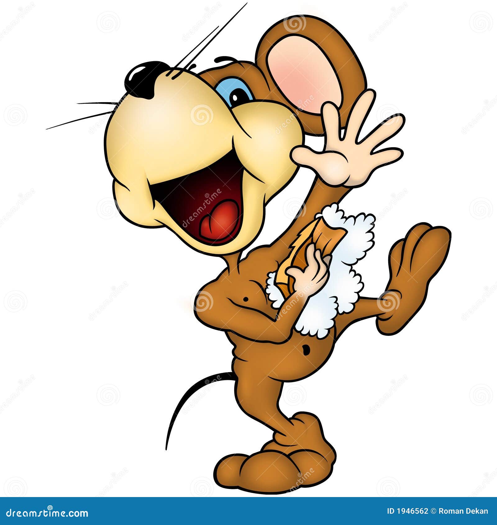 Mouse 12 brown stock illustration. Illustration of grotesque - 1946562