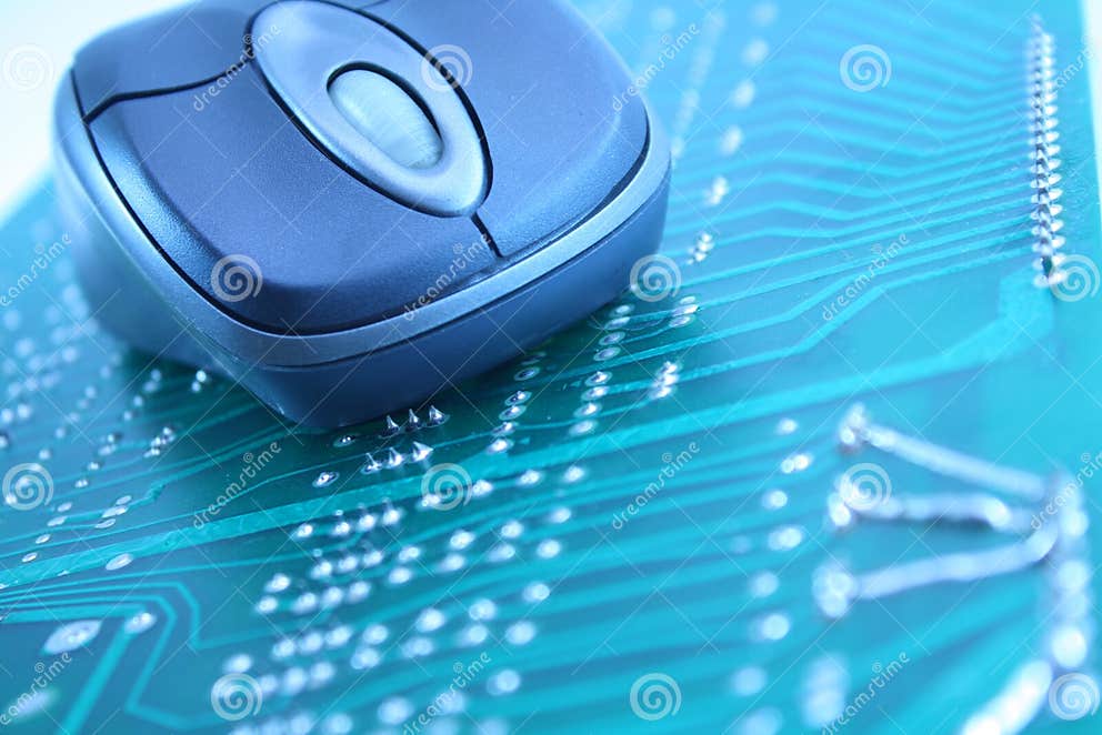 Mouse stock image. Image of science, network, chip, locked - 8351225