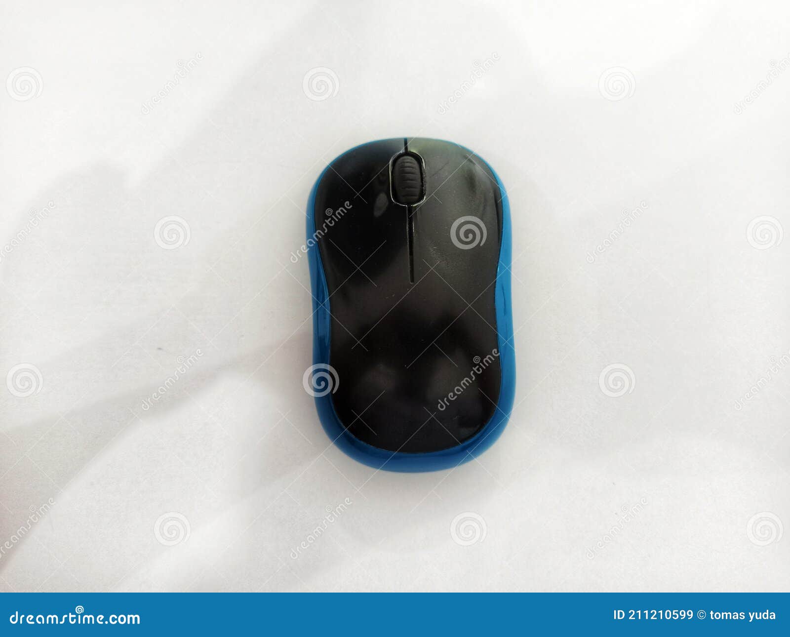 Mouse with an Aesthetic Shadows Stock Image - Image of abstract, blue ...