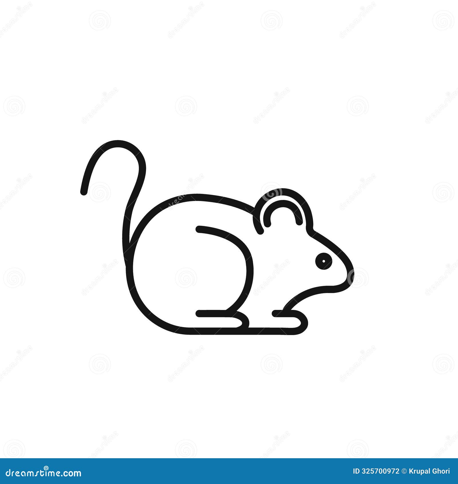 Mouse Animal Icon Vector Set Collection for Web Stock Illustration ...