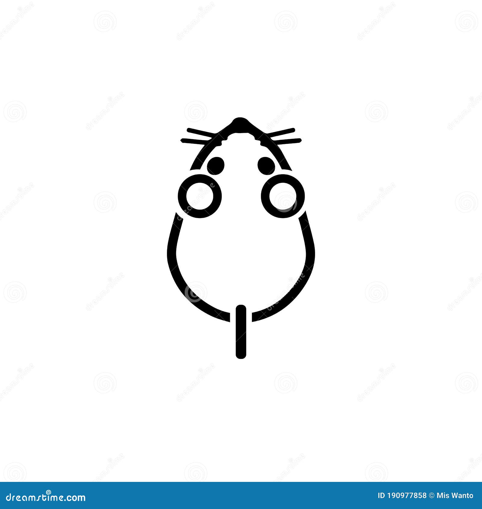 Mouse Animal Logo Icon Vector Stock Vector - Illustration of animal ...