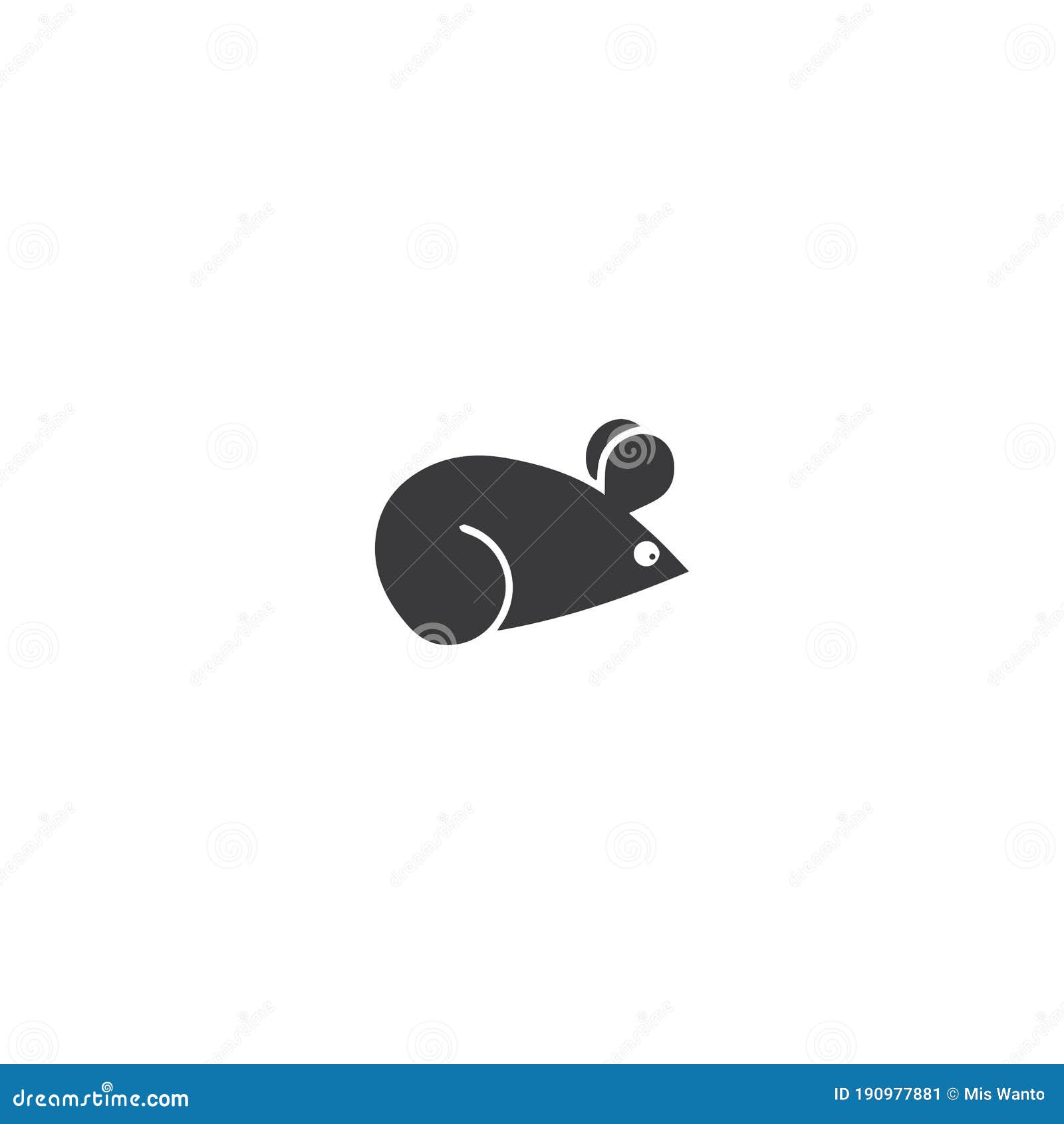 Mouse Animal Logo Icon Vector Stock Vector - Illustration of vector ...