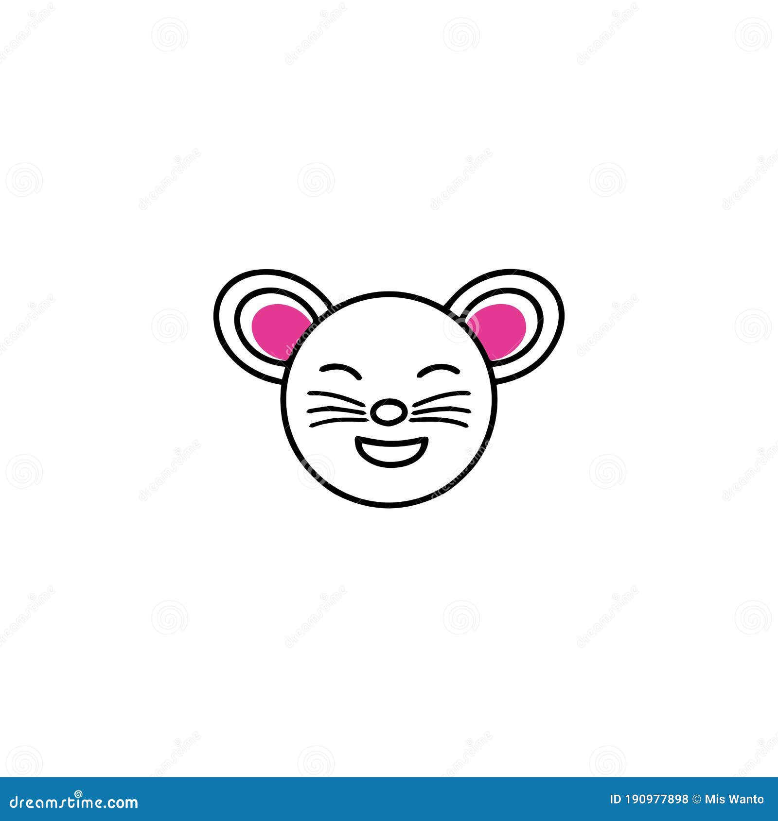 Mouse Animal Logo Icon Vector Stock Vector - Illustration of mammal ...