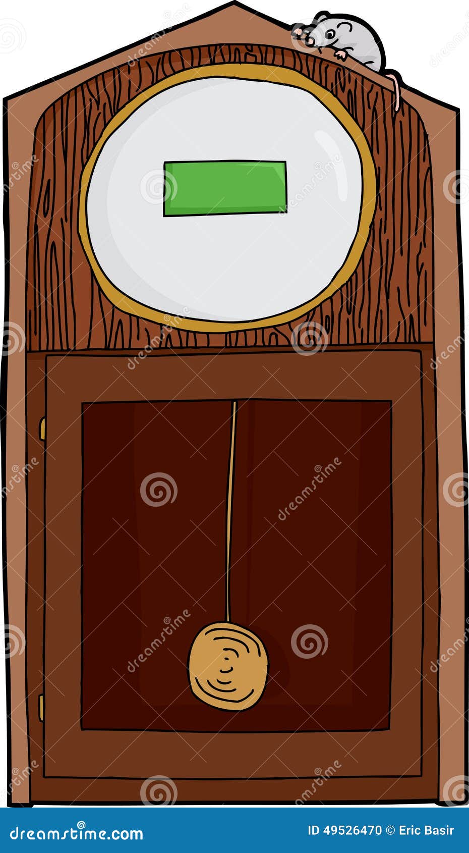 Blank Digital Clock Face