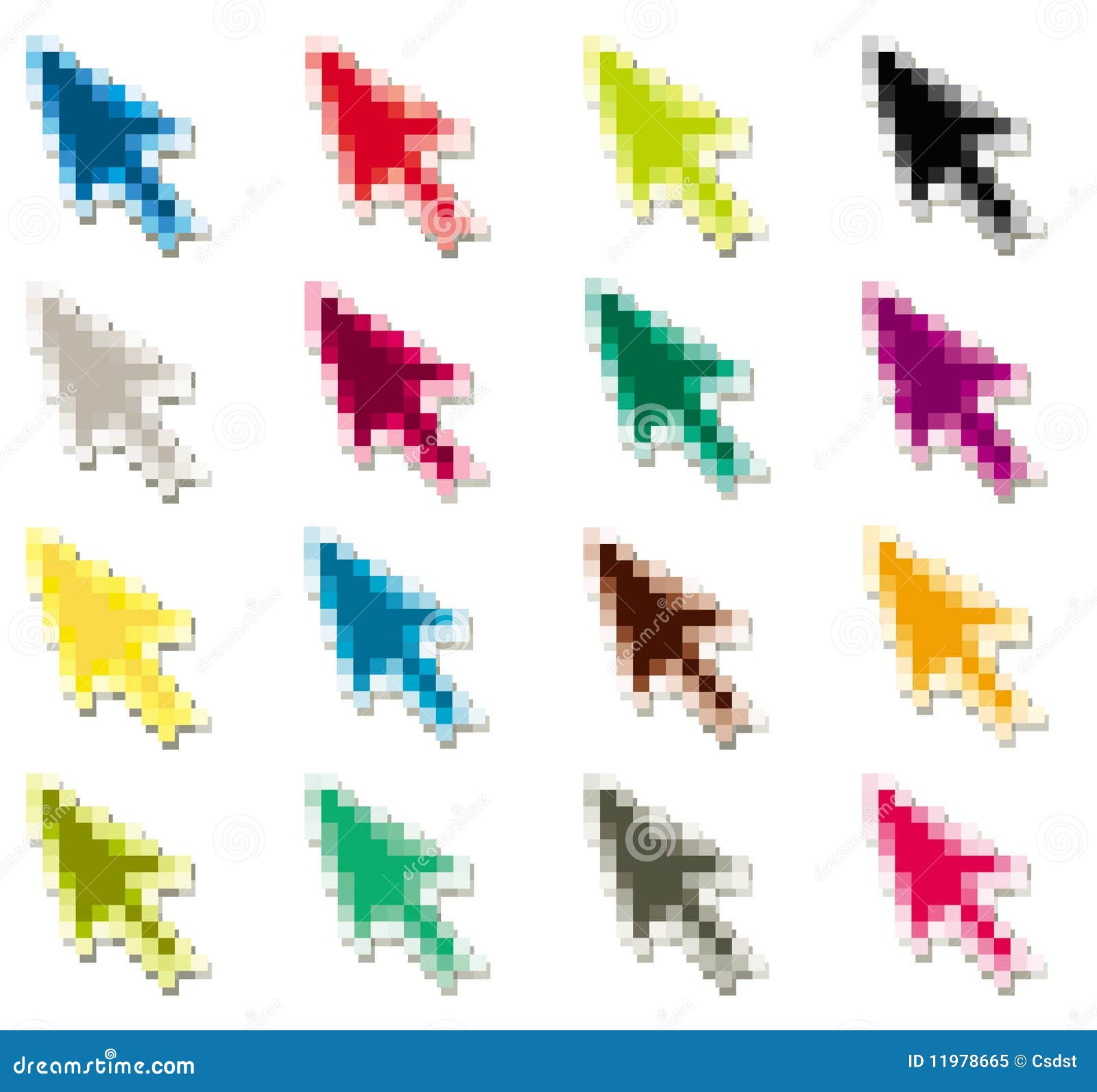 Mouse arrow icon stock vector. Illustration of pattern - 11978665