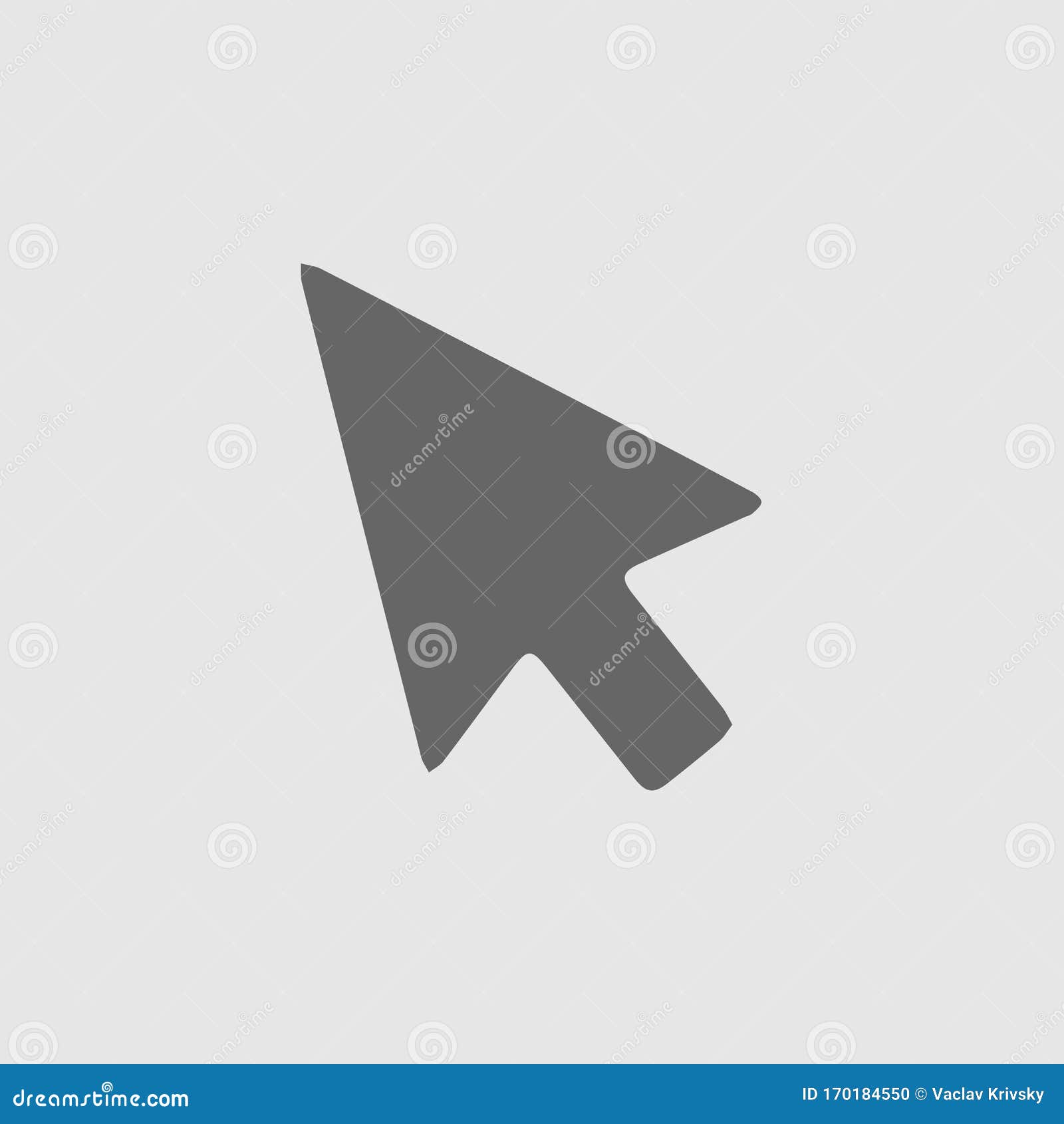 Mouse Arrow Vector Icon Eps 10. Stock Vector - Illustration of pointer ...