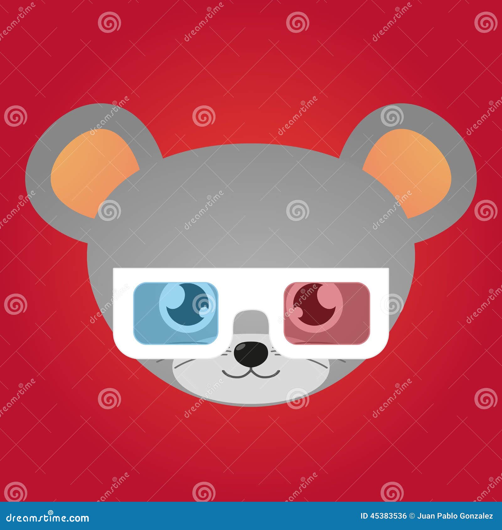 Mouse avatar stock illustration. Illustration of rodent - 45383536