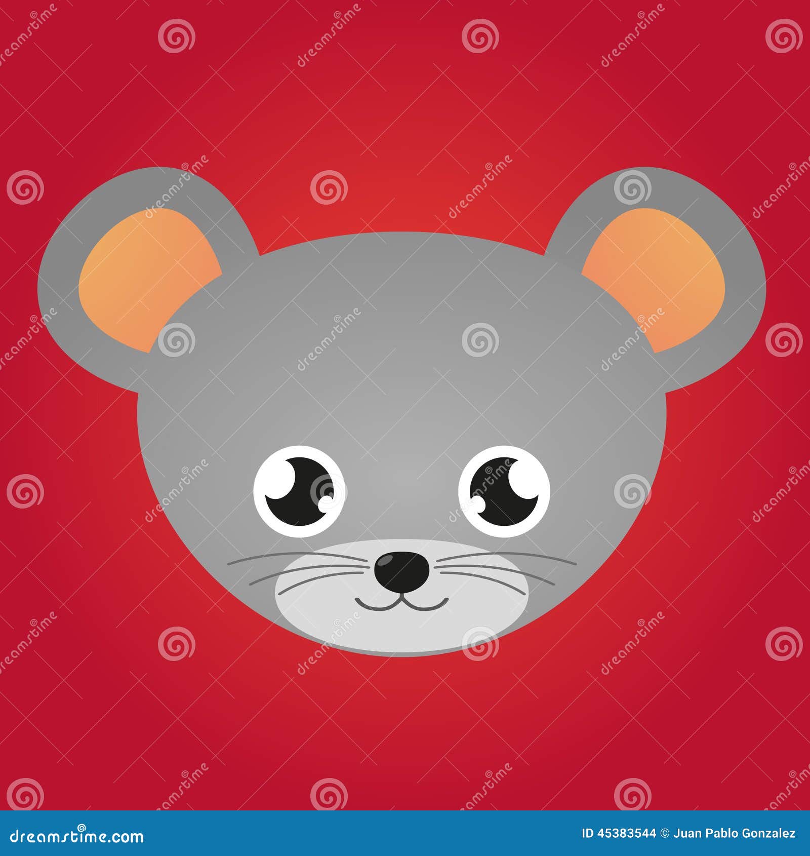 Mouse avatar stock illustration. Illustration of abstract - 45383544