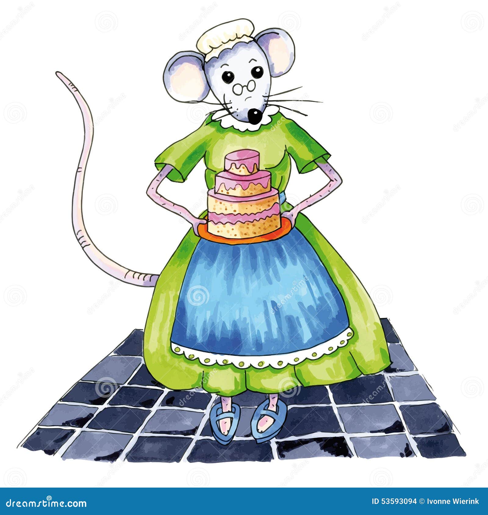 Grandma Cartoon Mouse