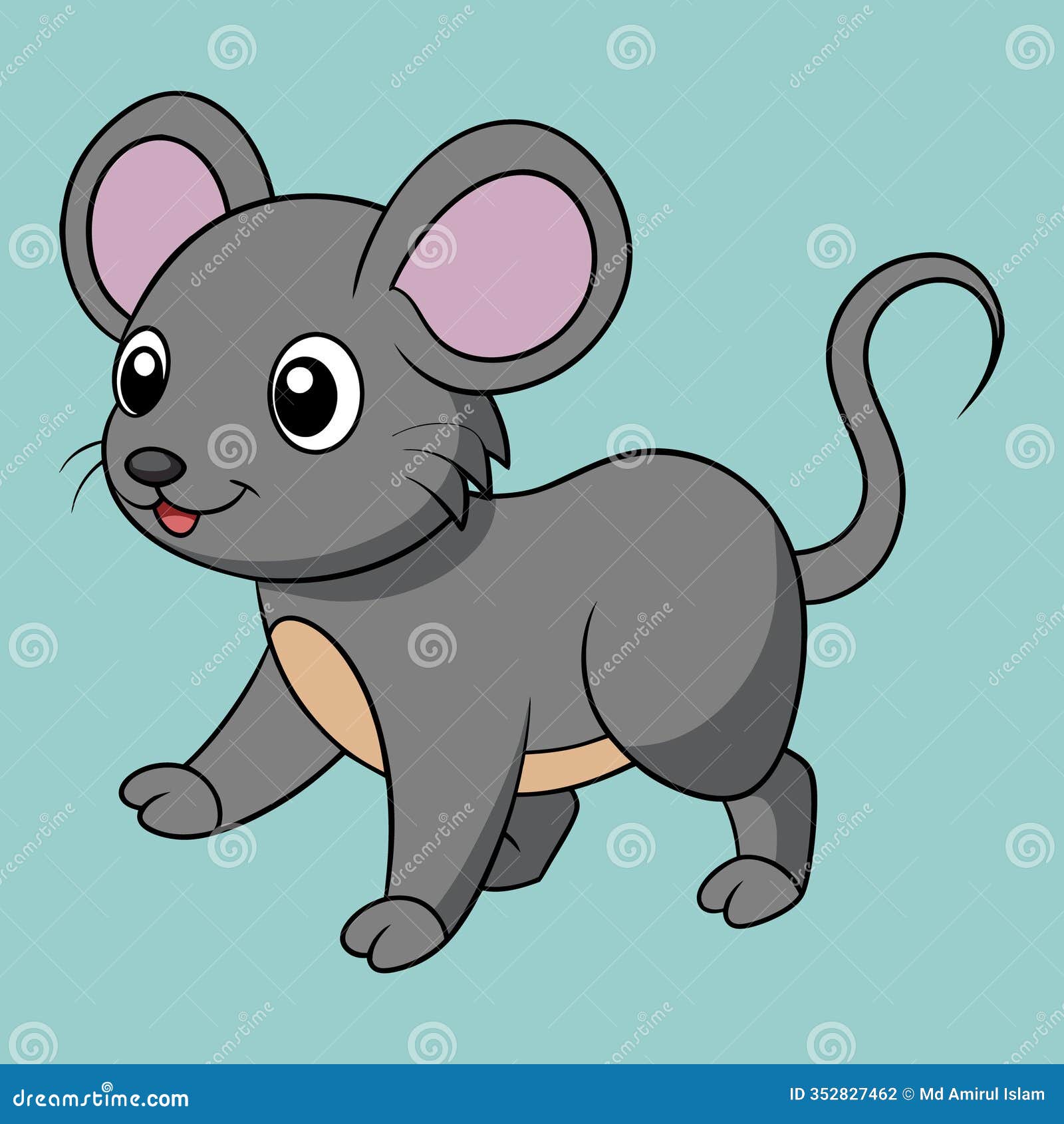 Mouse cartoon image stock illustration. Illustration of graphic - 352827462