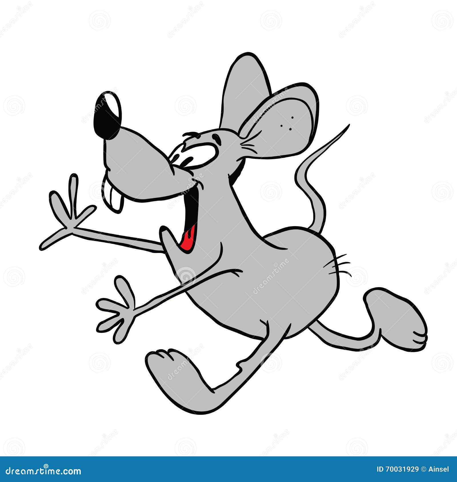 Mouse stock vector. Illustration of funny, mice, expression - 70031929