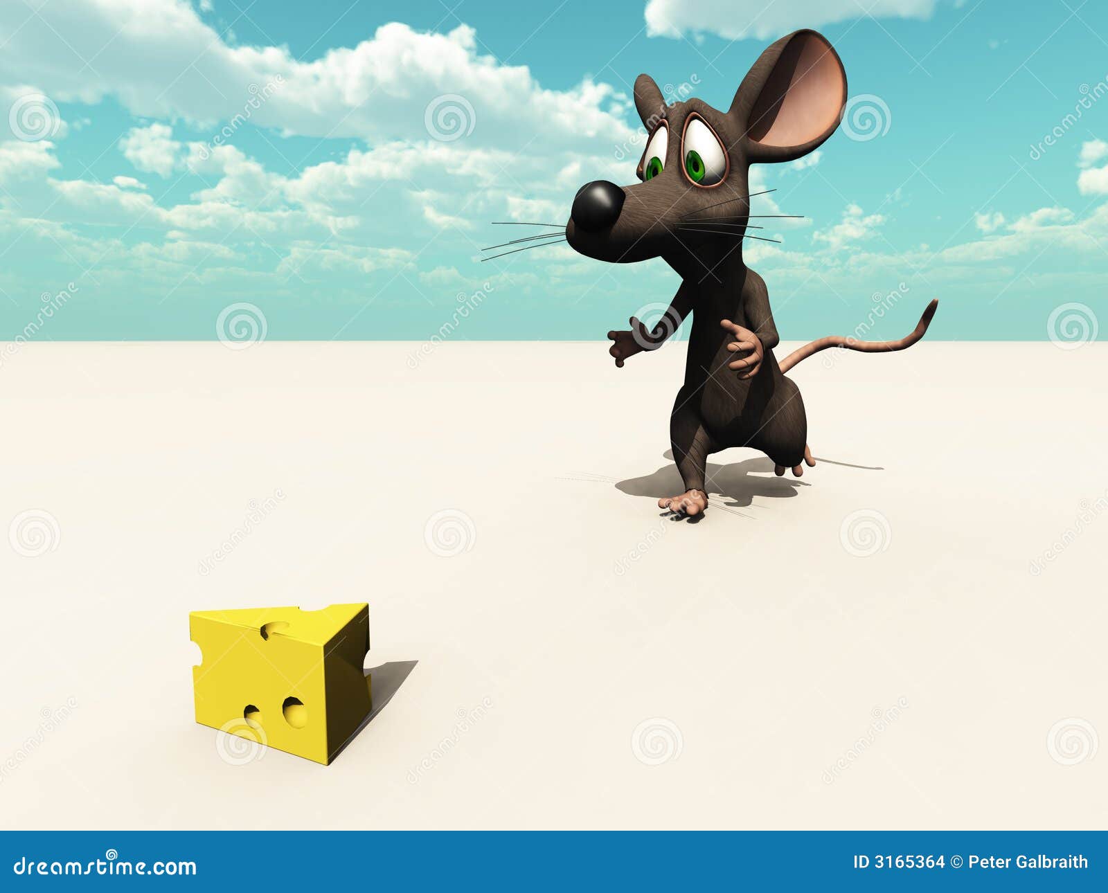 Mouse chase outdoors stock illustration. Illustration of escape - 3165364