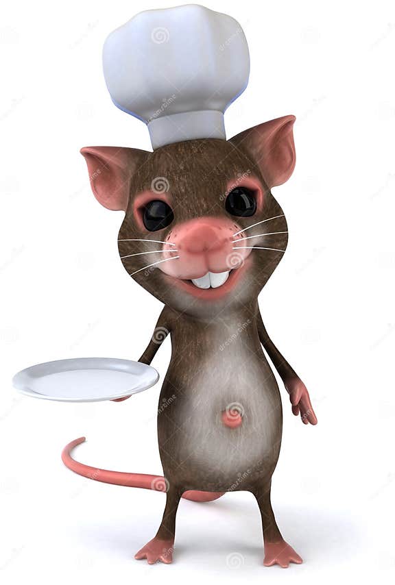 Mouse chef stock illustration. Illustration of fluffy - 24725277