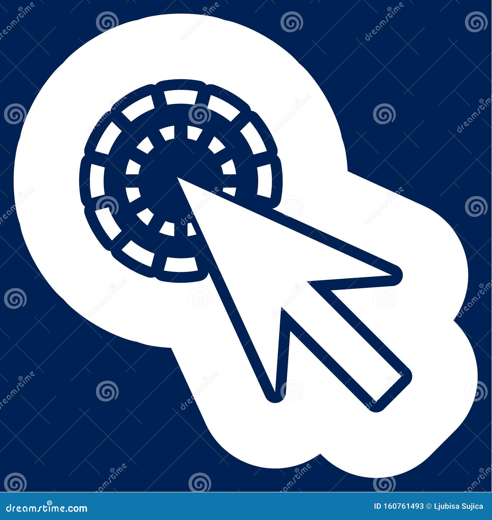 Mouse Click Icon - Vector Illustration Stock Vector - Illustration of ...