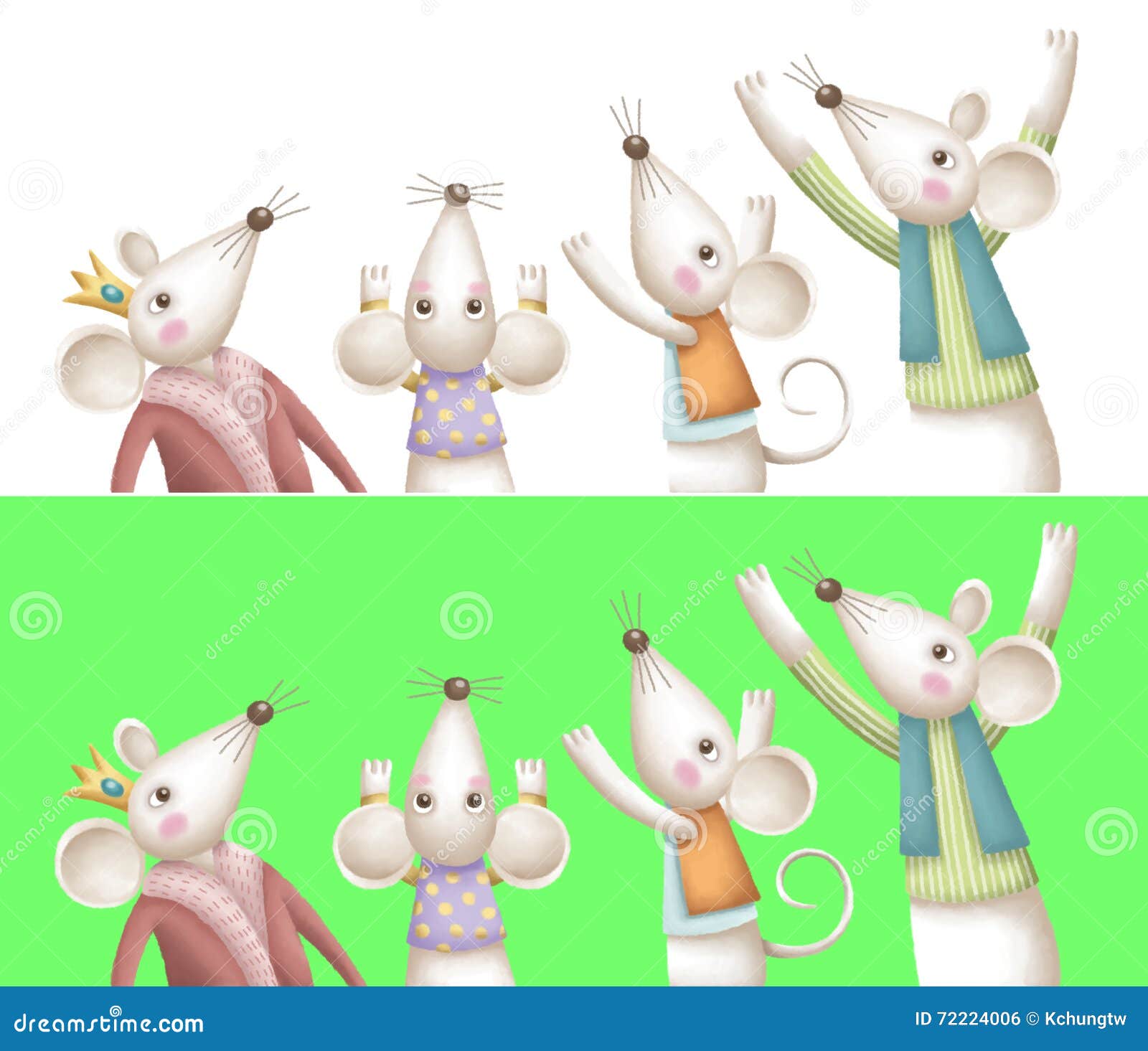 Mouse in clothes stock illustration. Illustration of clothes - 72224006