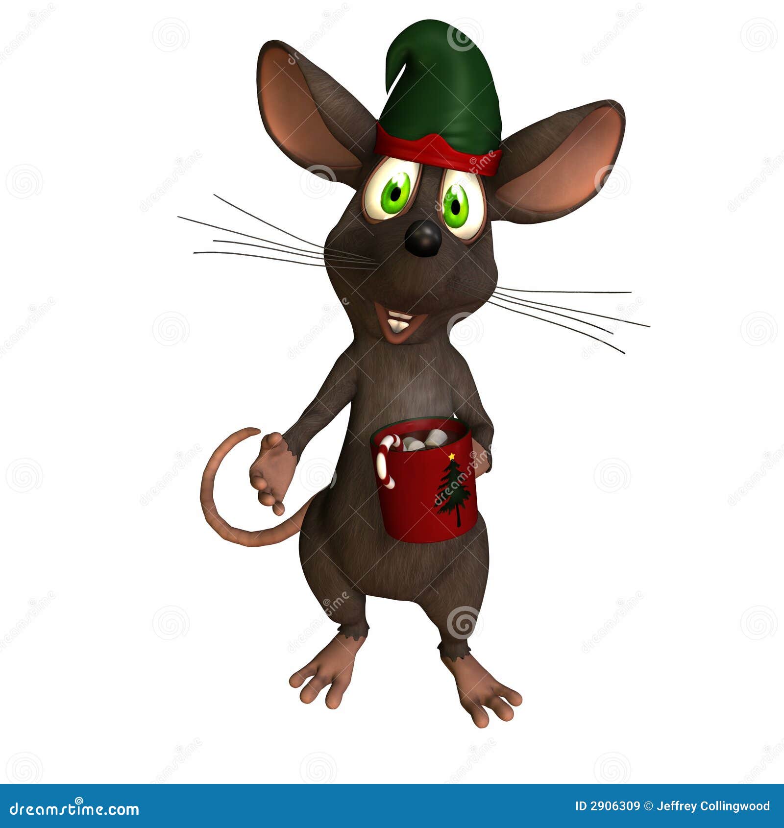 Mouse - Cocoa stock illustration. Illustration of merry - 2906309