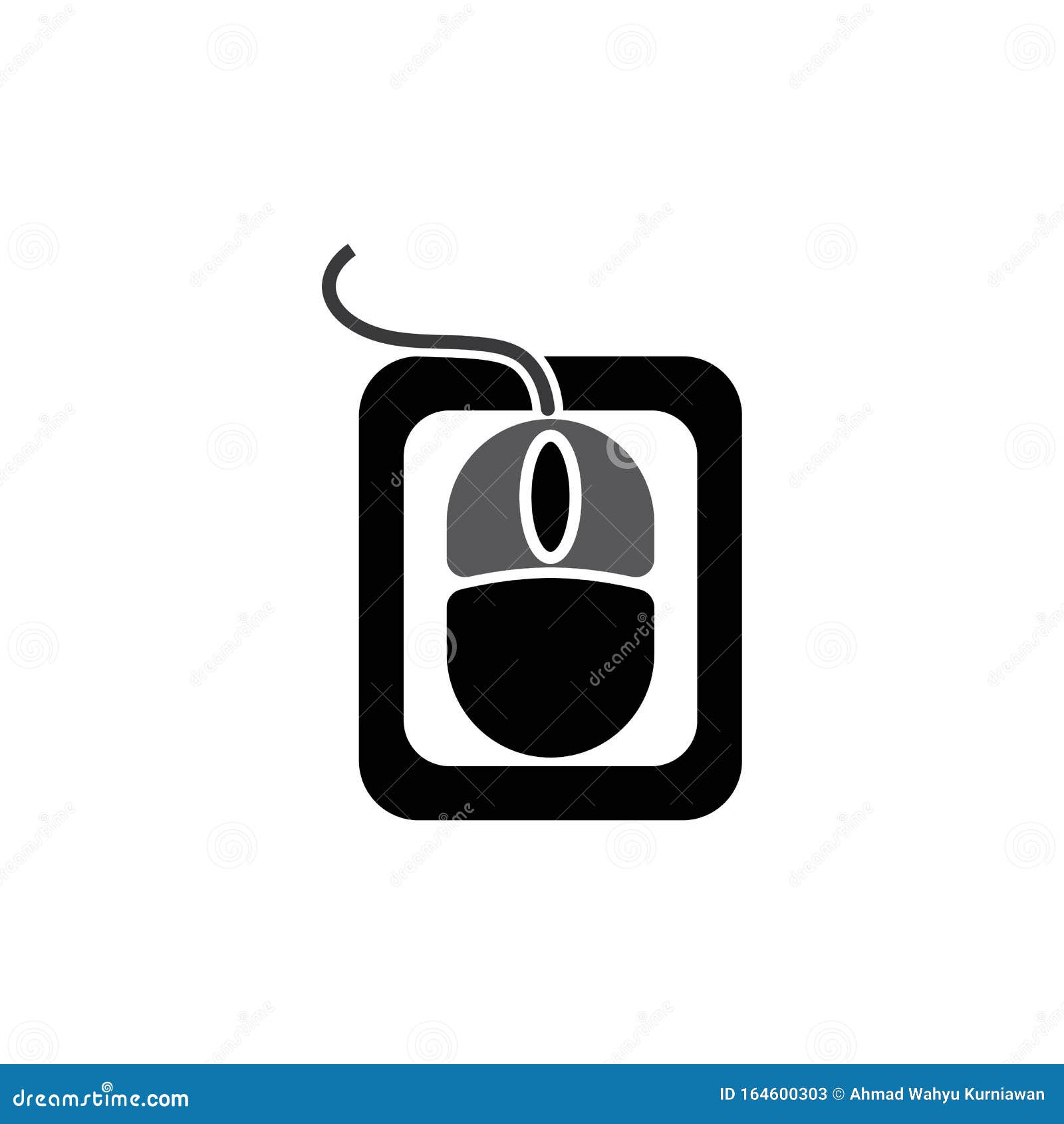 Mouse computer logo stock vector. Illustration of equipment - 164600303