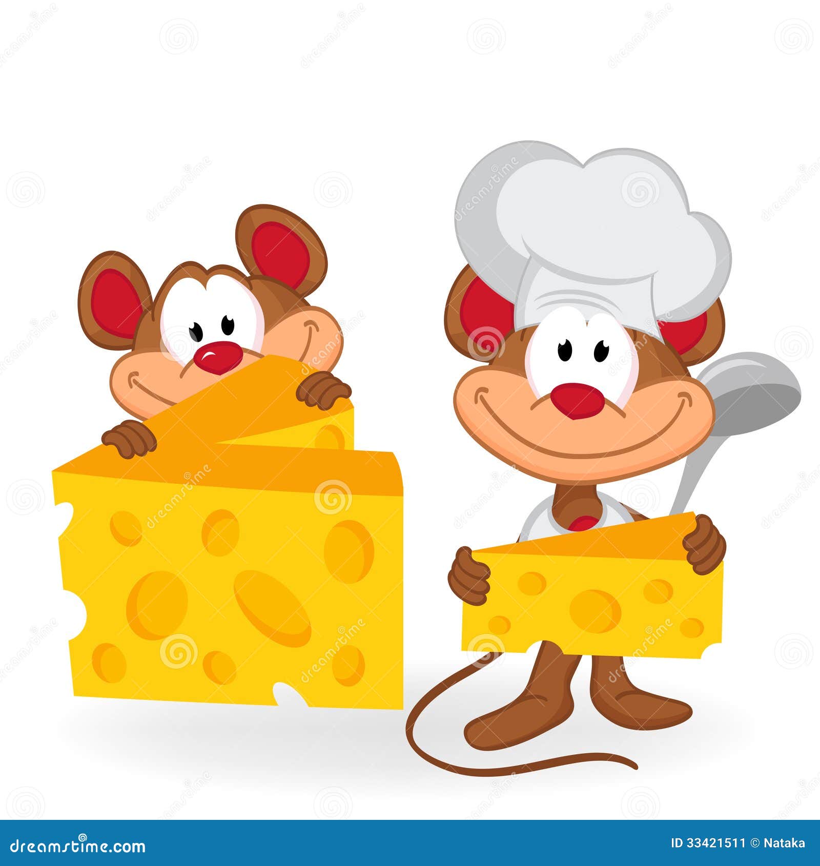 Mouse cook with cheese stock vector. Illustration of greeting - 33421511