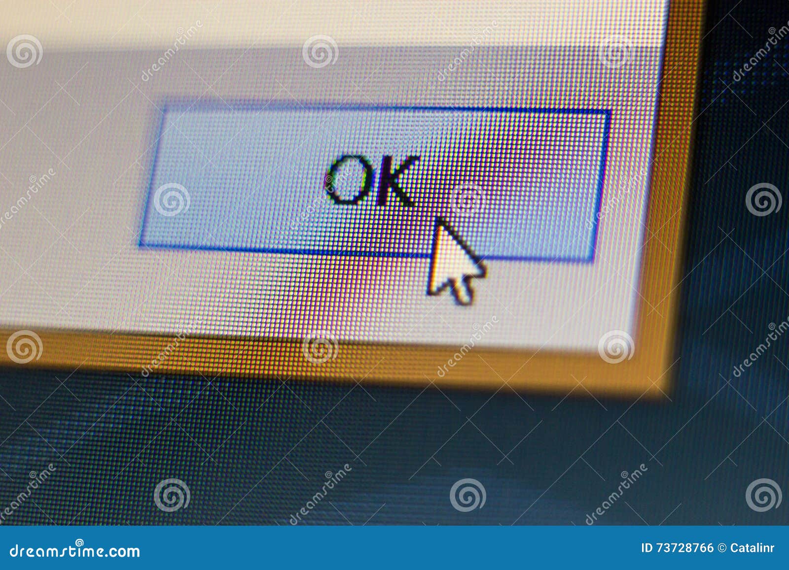 Mouse Cursor On LCD RGB Matrix Royalty-Free Stock Image | CartoonDealer ...