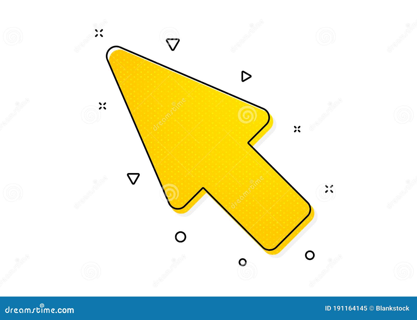 Mouse Cursor Icon. Pointer Sign. Vector Stock Vector - Illustration of ...