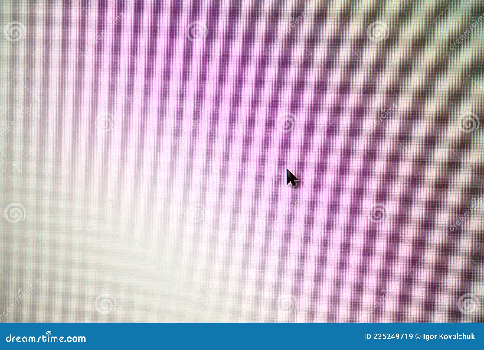 Mouse cursor on LCD matrix stock image. Image of computer - 235249719