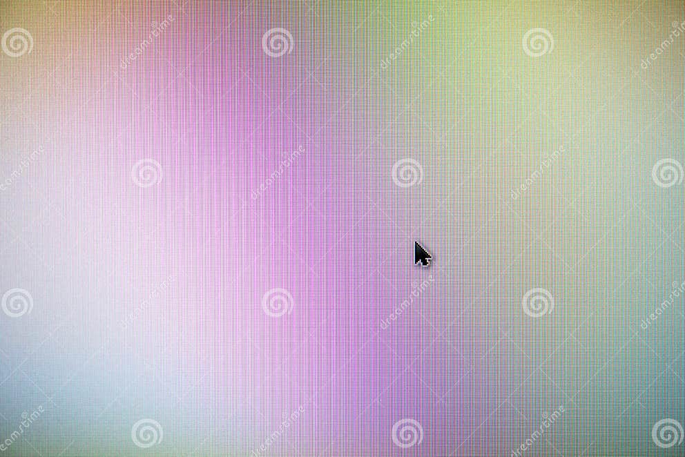 Mouse Cursor on LCD RGB Matrix Stock Photo - Image of mouse, empty ...