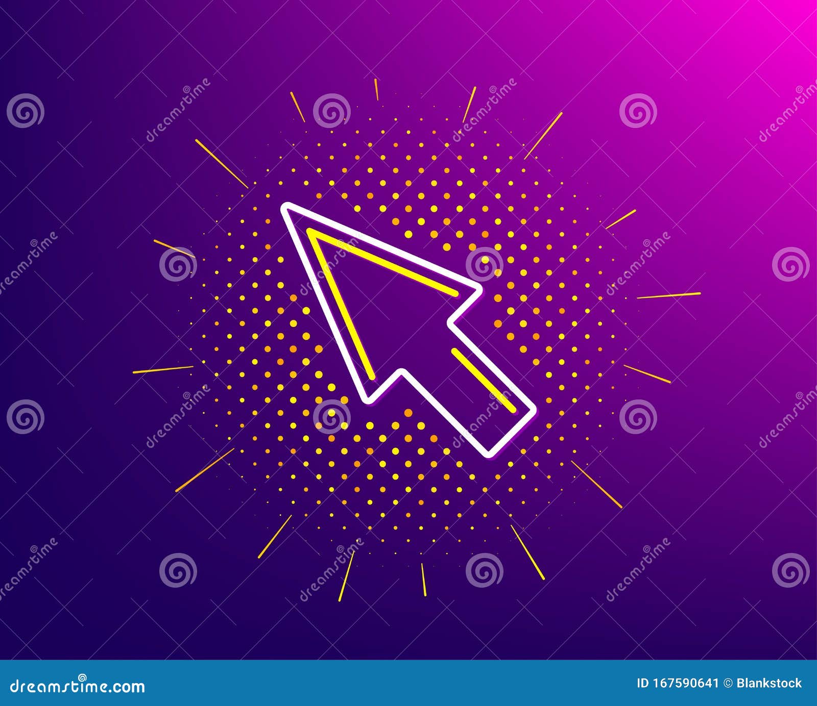 Mouse Cursor Line Icon. Pointer Sign. Vector Stock Vector ... Mouse Cursor Line Icon. Pointer Sign. Vector Stock Vector ...