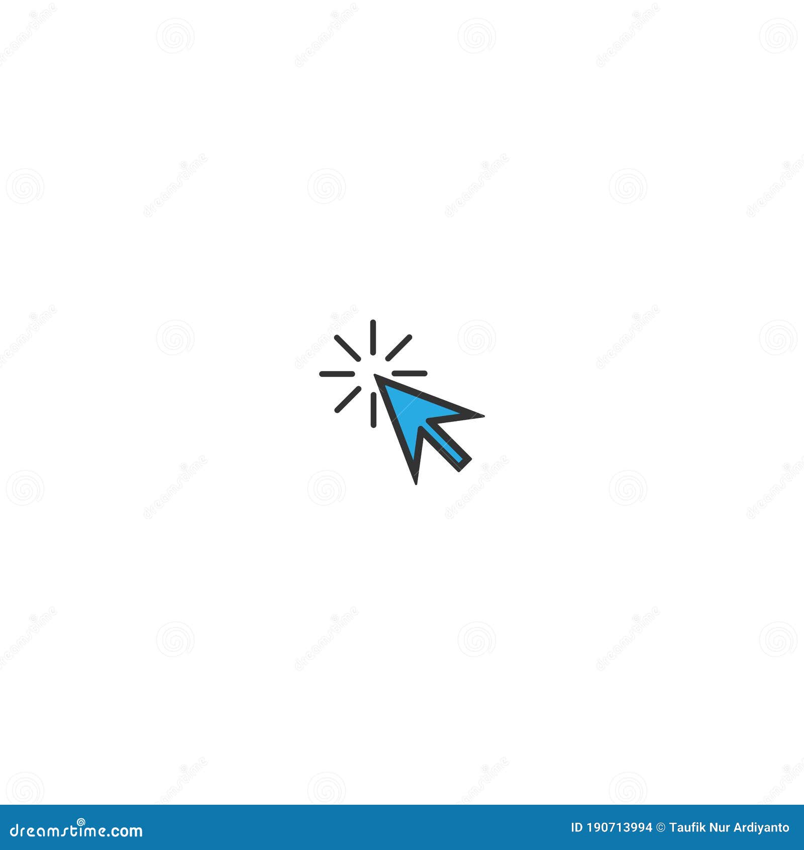 Mouse Cursor, Pointer Icon Logo Vector Stock Vector - Illustration of ...
