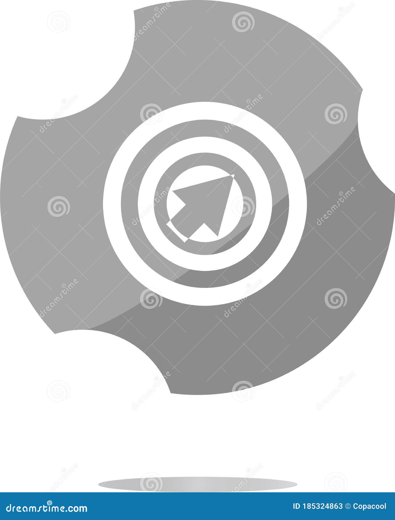 Mouse Cursor Sign Icon Pointer Symbol Stock Illustration Illustration Of Badge Mouse 185324863