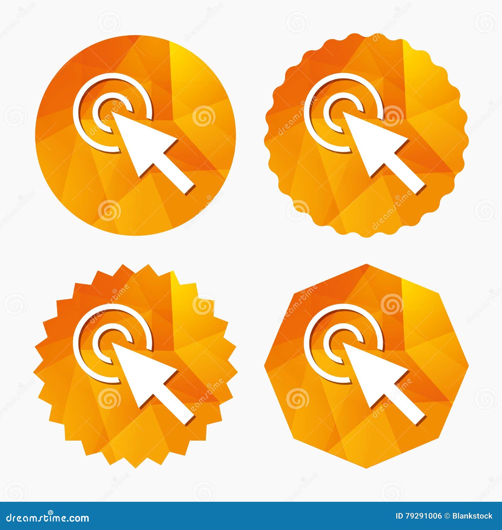 Mouse Cursor Sign Icon. Pointer Symbol Stock Illustration ...