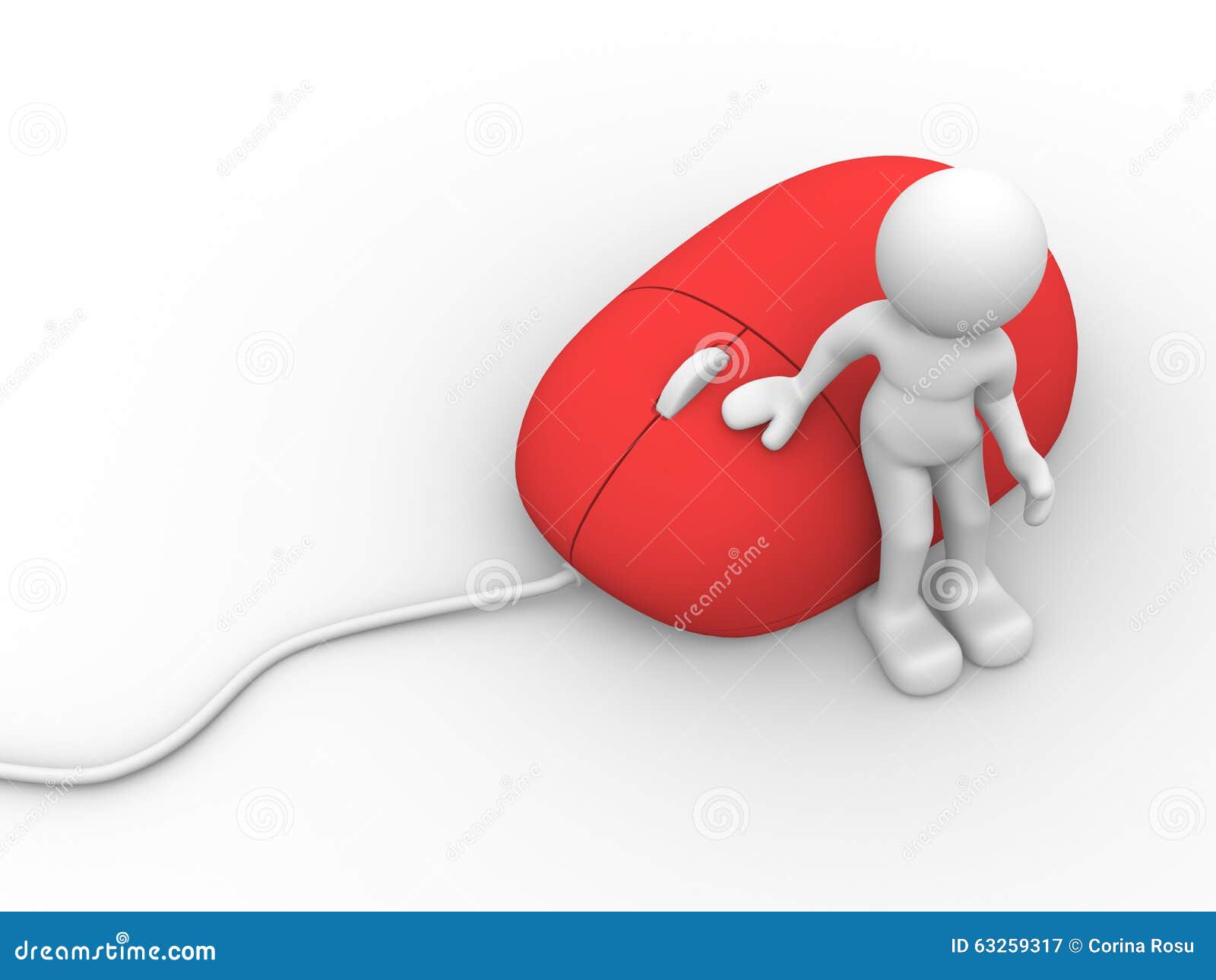 Mouse stock illustration. Illustration of connection - 63259317