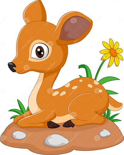 Mouse Deer Cartoon Illustration Stock Vector - Illustration of wildlife ...