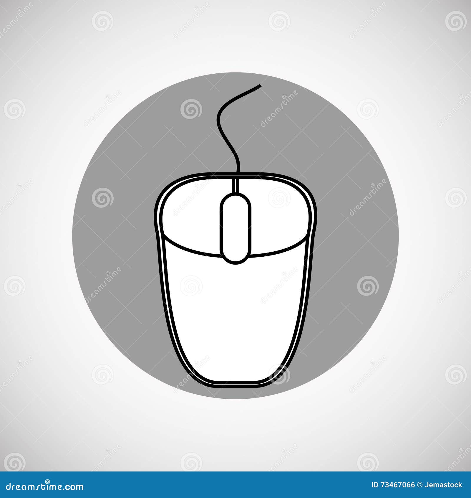 Mouse Design. Gadget Icon. Flat Illustration, Graphic Stock ...