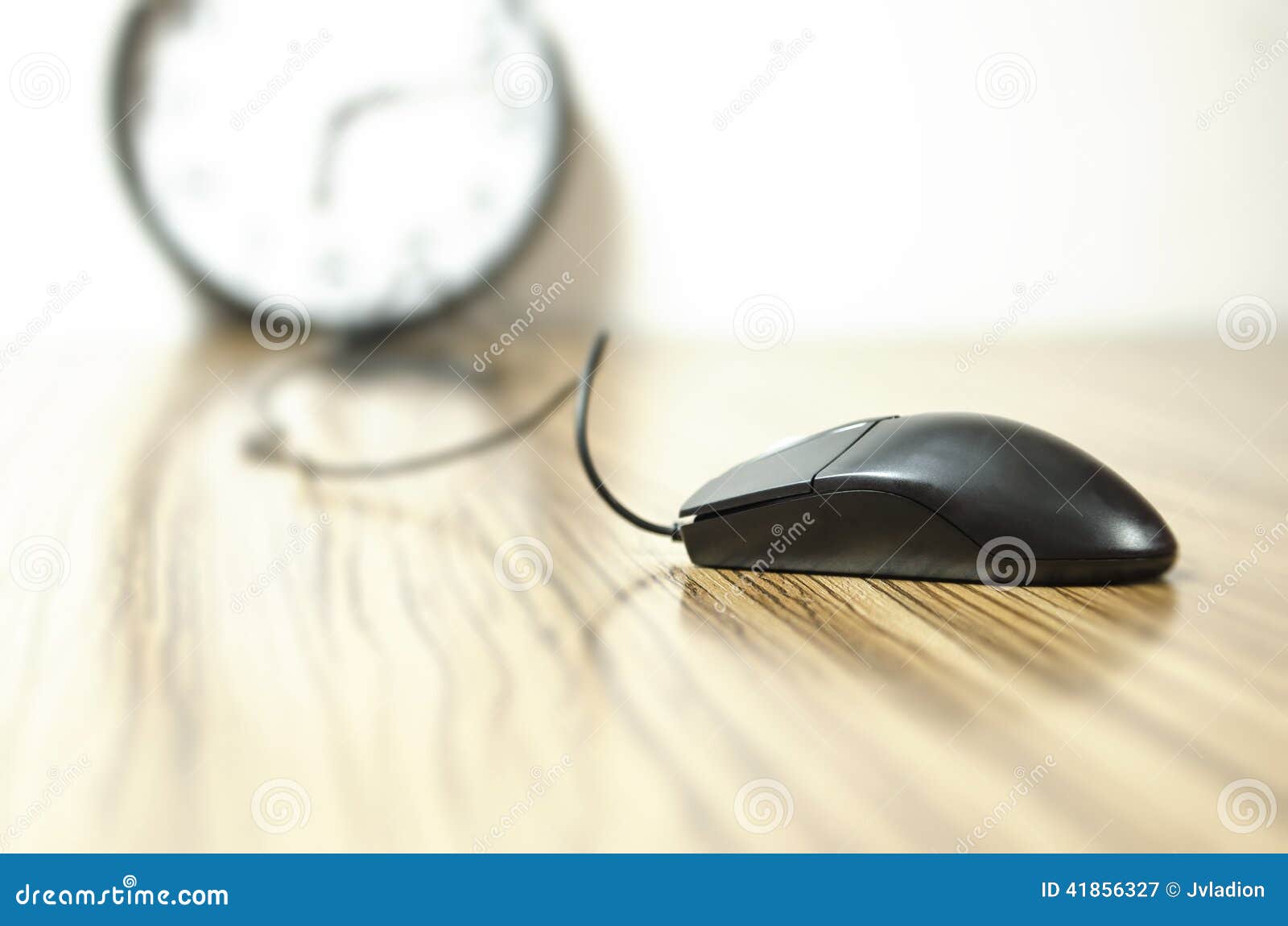 Mouse on a Desk stock image. Image of background, black - 41856327