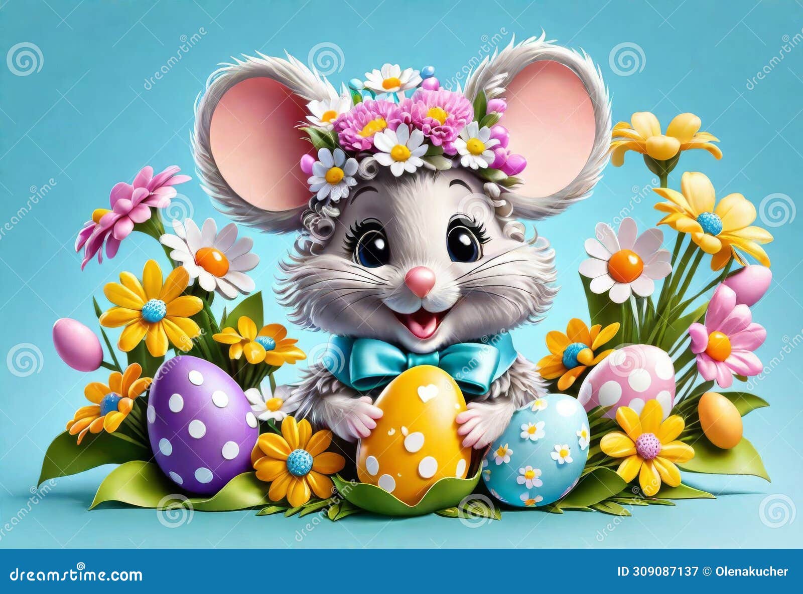 The Mouse and the Easter Colored Egg Hunt Fall Out of the Elevator ...