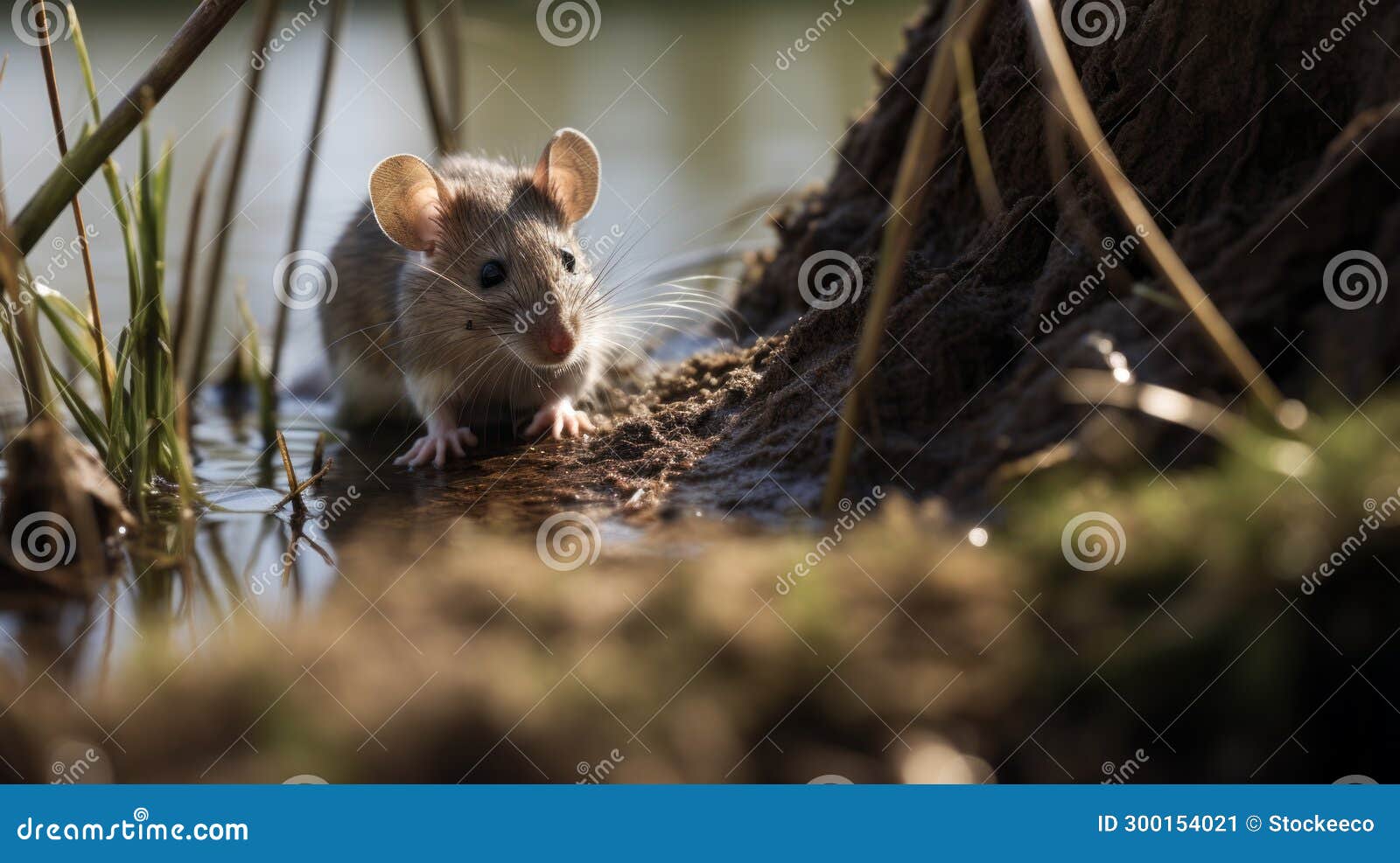 Mouse in Mud: Lens Flare, Focus Stacking, and Depth of Field Stock ...