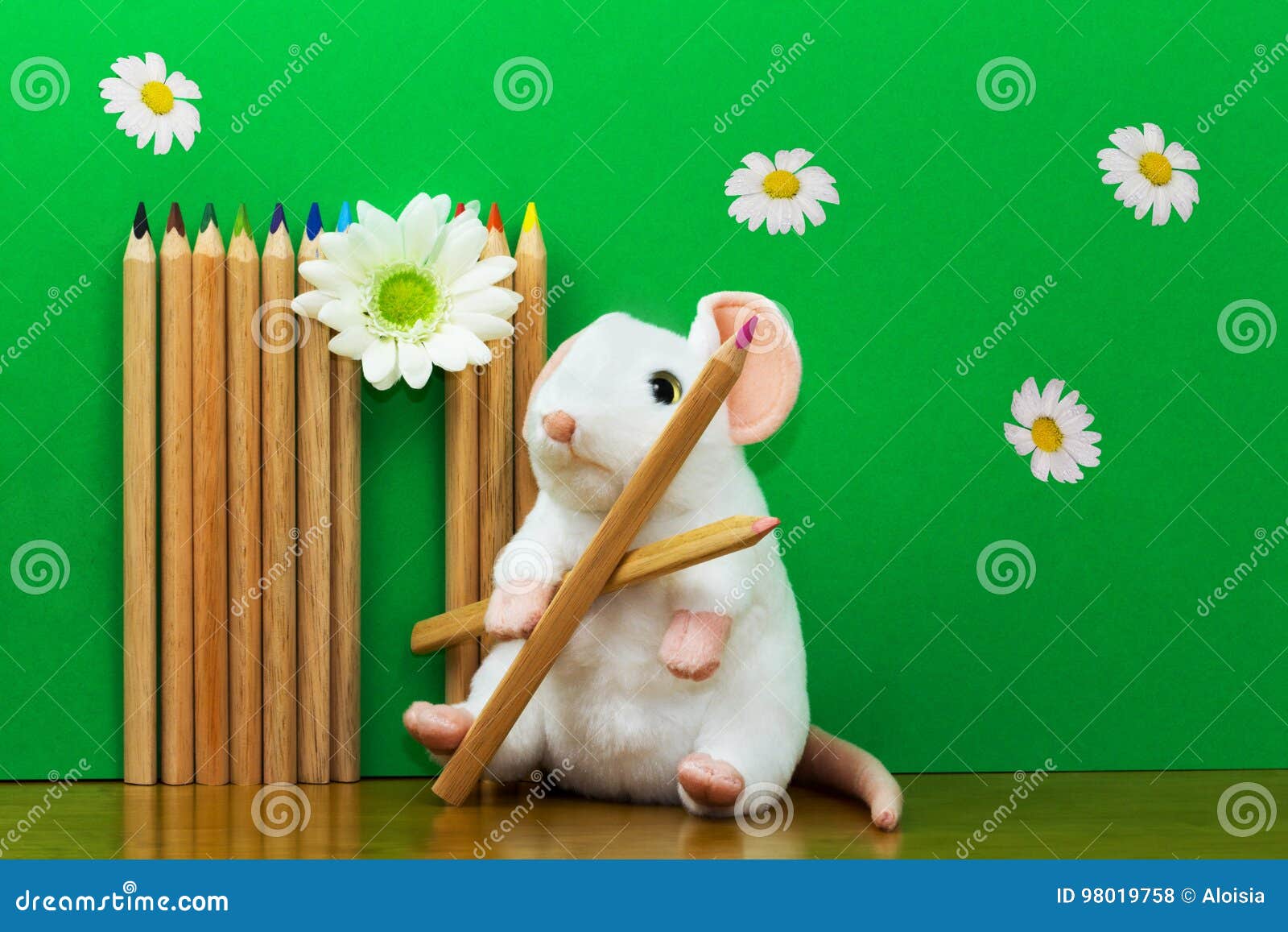 The mouse at the fence stock photo. Image of cute, green - 98019758