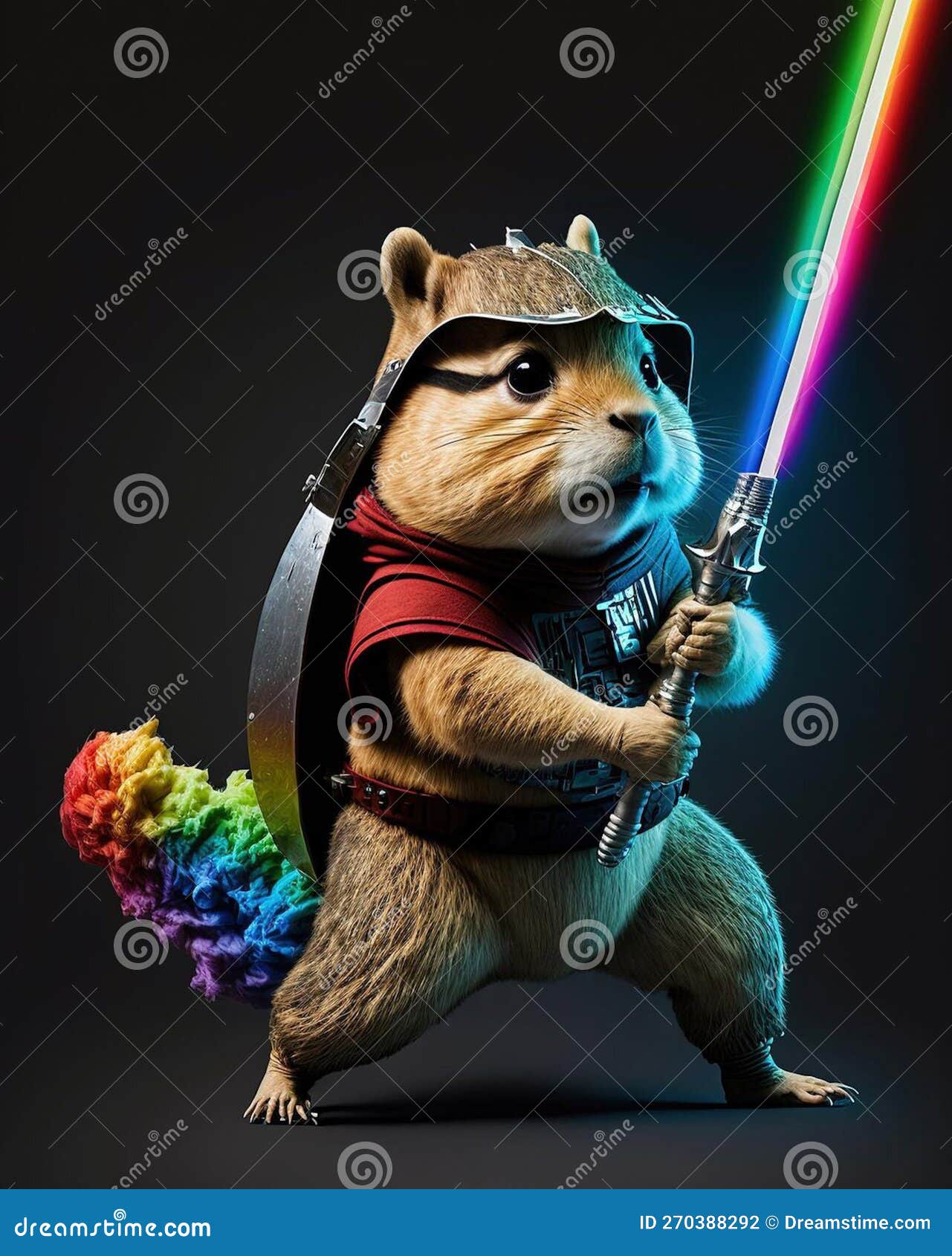 Mouse with Full Colour Tail and Black Backgorund Stock Photo - Image of ...