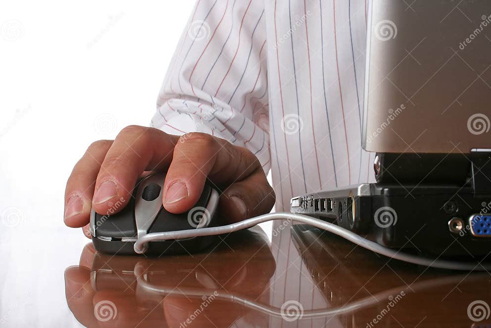 Mouse hand stock image. Image of computer, isolated, male - 2540483