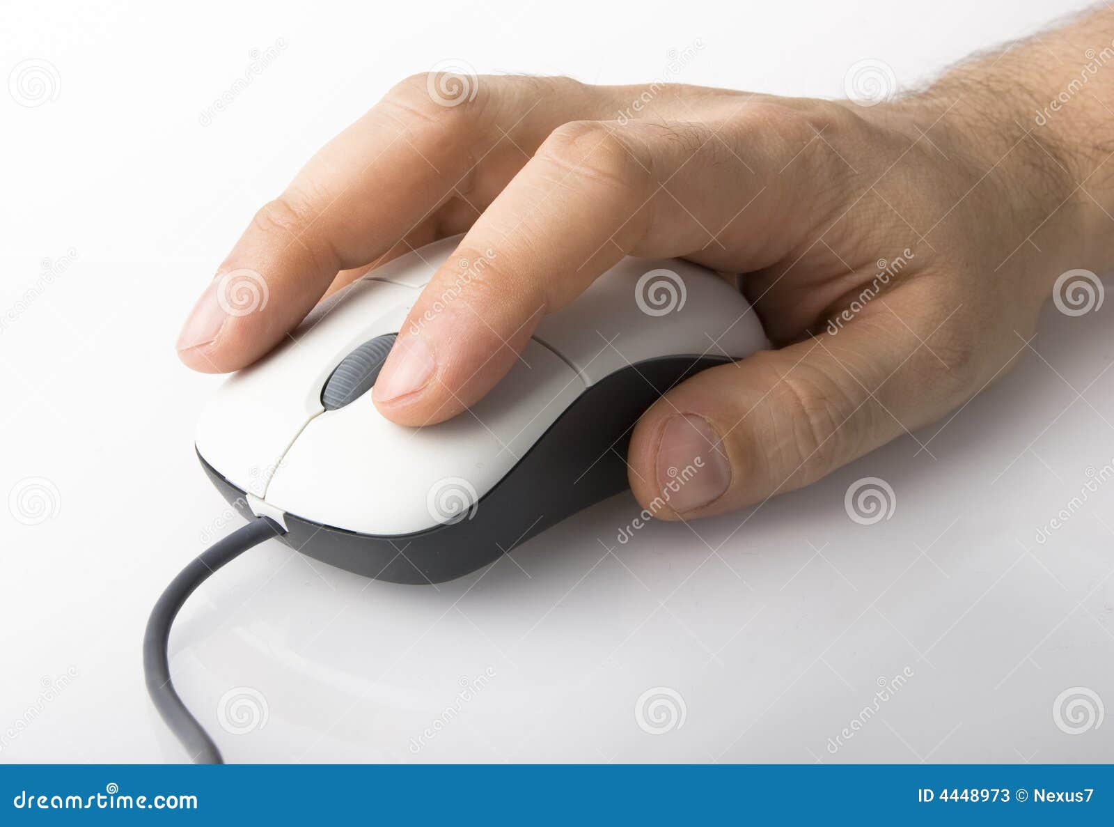 Mouse with Hand stock image. Image of electronics, device - 4448973