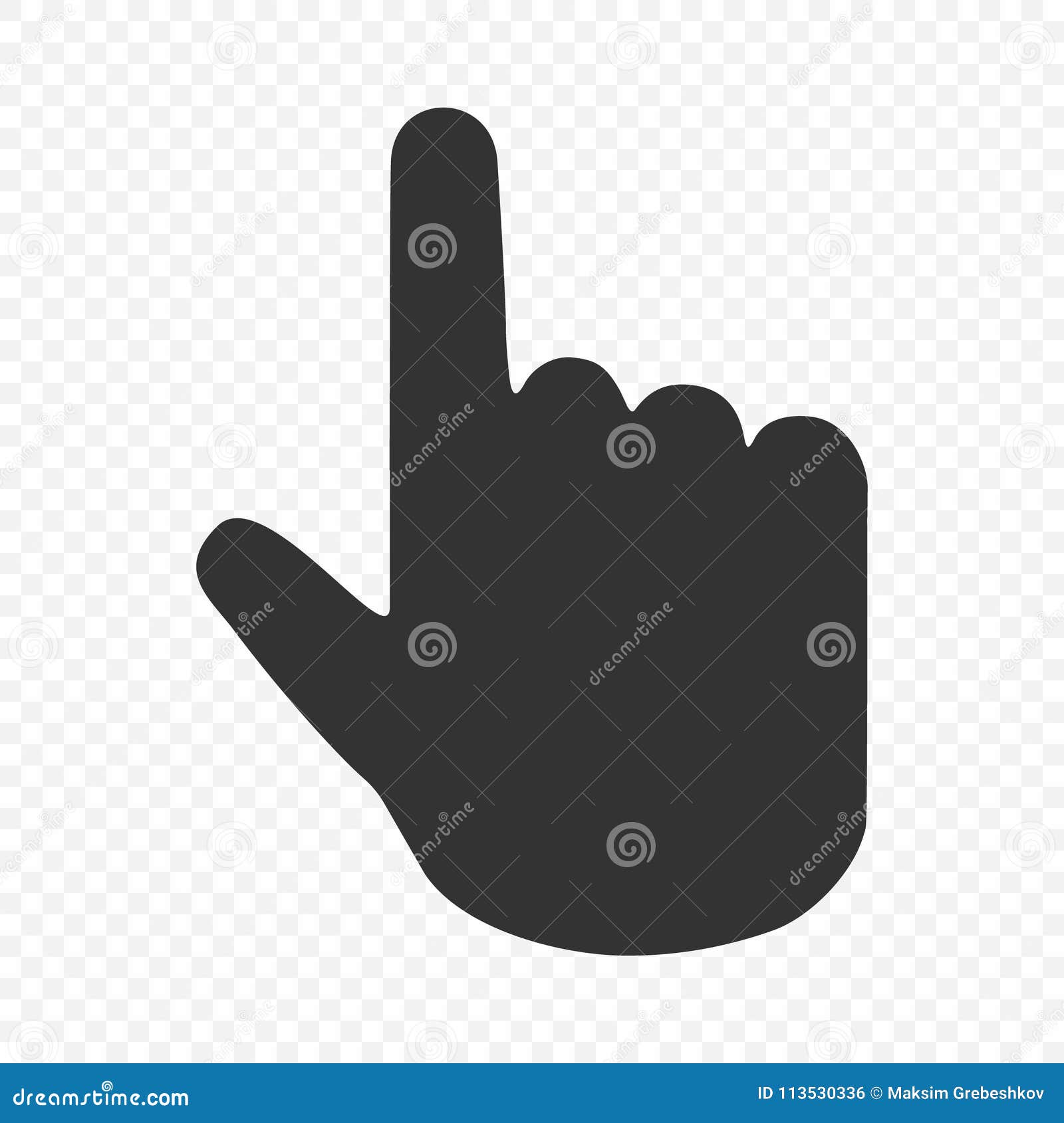 Hand Cursor Vector Illustration Stock Vector - Illustration of choice ...