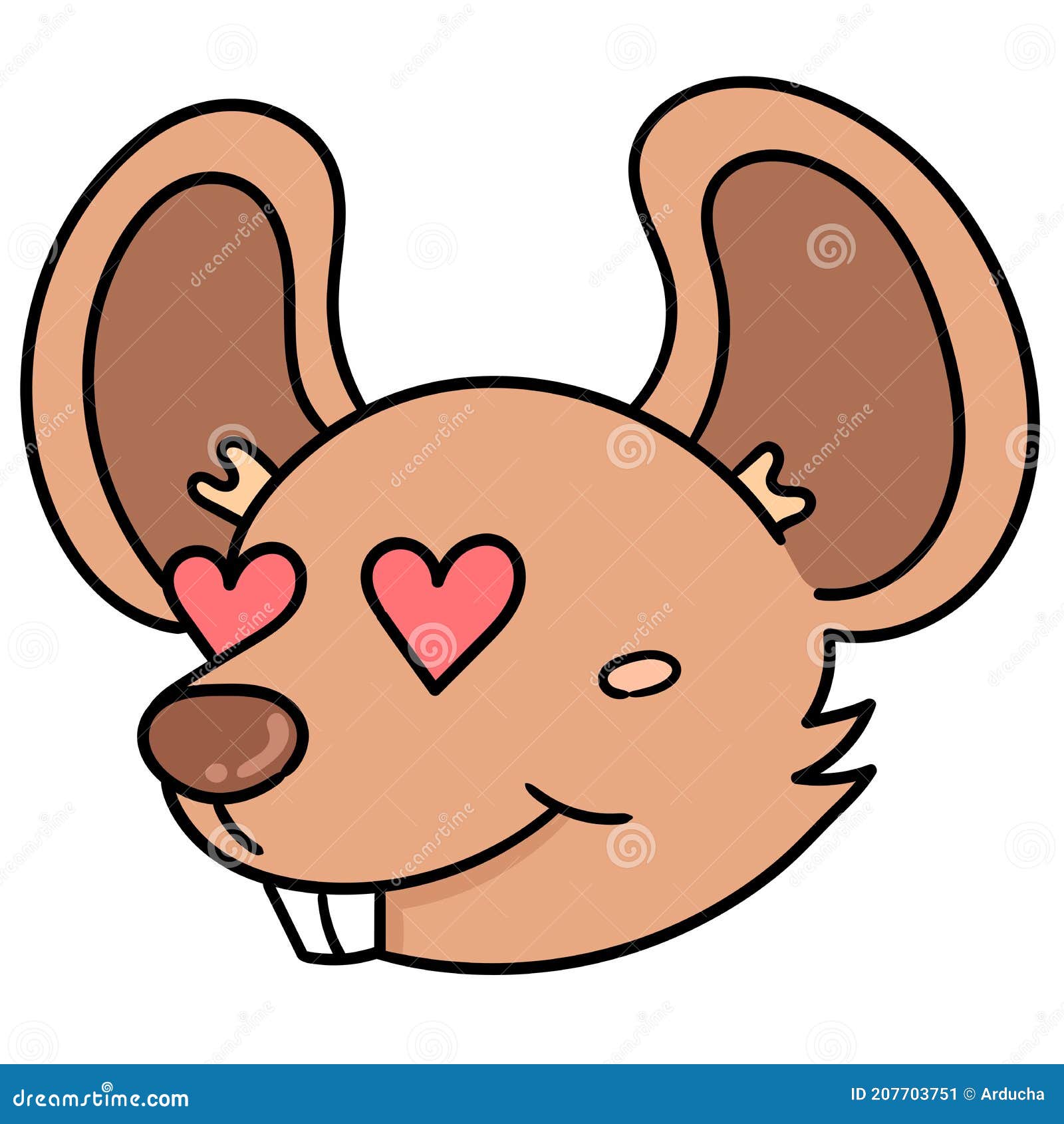 Mouse Emoticon. Animal Emoticons. Mouse Face Icons. Set Of Cartoon ...